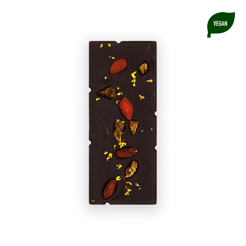 Goji Osmanthus Bar – Hakawa Chocolate